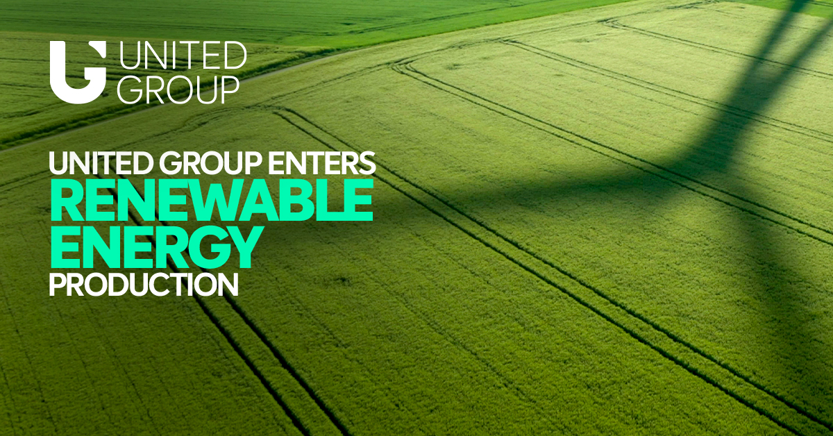 United Group enters renewable energy production | United Group